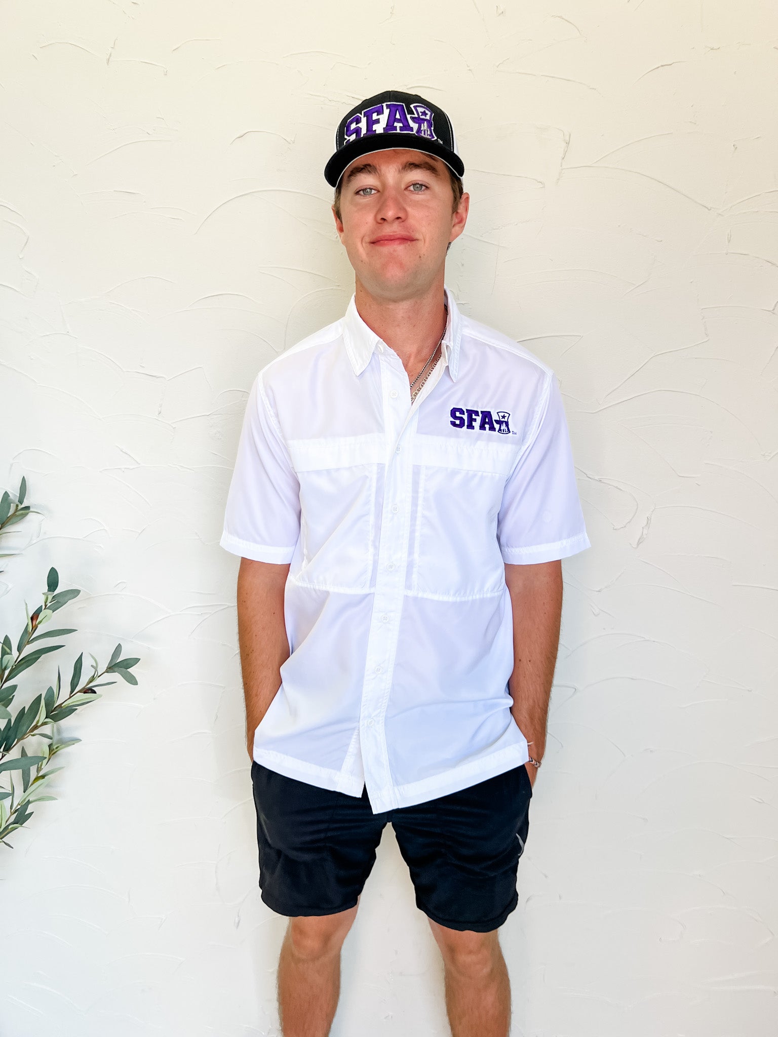 SFA Axe Embroidered Fishing Shirt