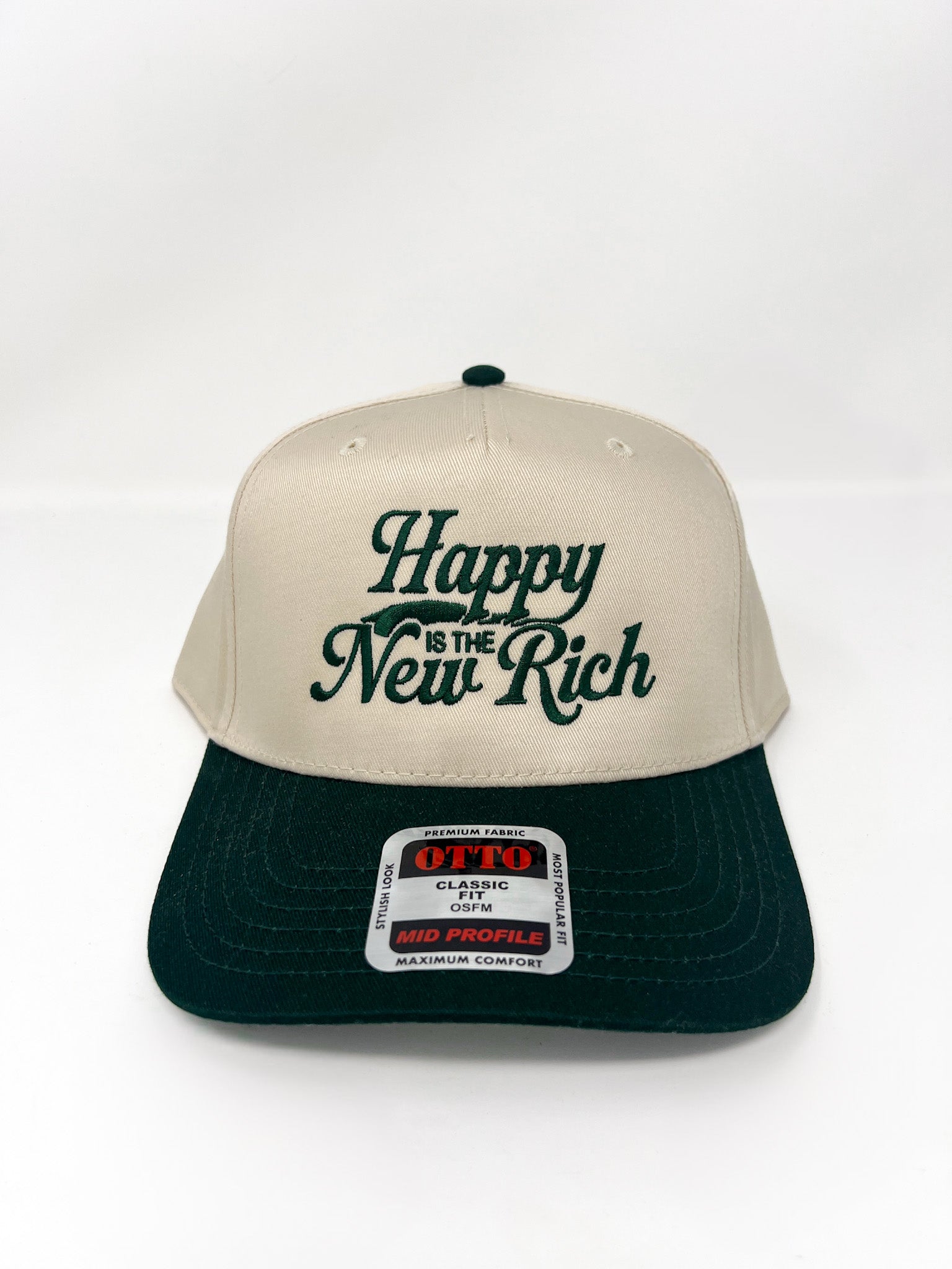 Happy Is The New Rich Hat